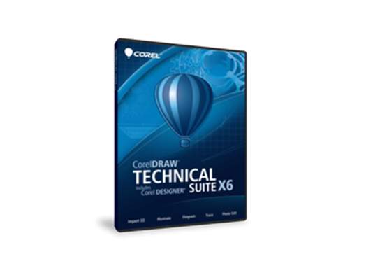 Corel DRAW Technical Suite X6 ENG/FR/DE BOX - Oprogramowanie - Druk ...