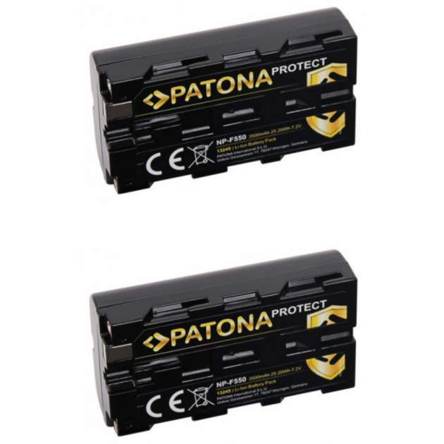 Patona Zestaw 2 PROTECT Sony NP-F550 F750 - Akumulatory - Foto - Sklep internetowy Cyfrowe.pl