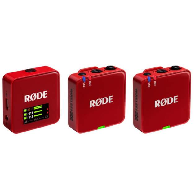 Rode Wireless GO III bezprzewodowy system audio czerwony - Audio ...