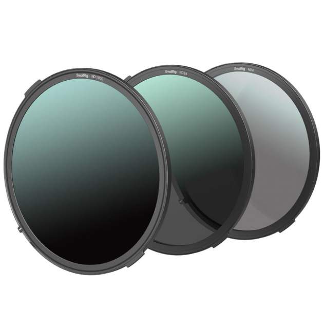Smallrig Zestaw okrągłych filtrów magnetycznych Neutral Density Filter Kit (ND8 / 64/ 1000 ...