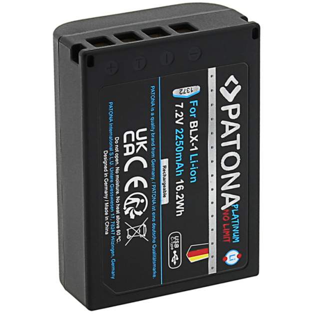 Patona Platinum Olympus BLX-1 OM-1 USB-C - Akumulatory - Foto - Sklep internetowy Cyfrowe.pl