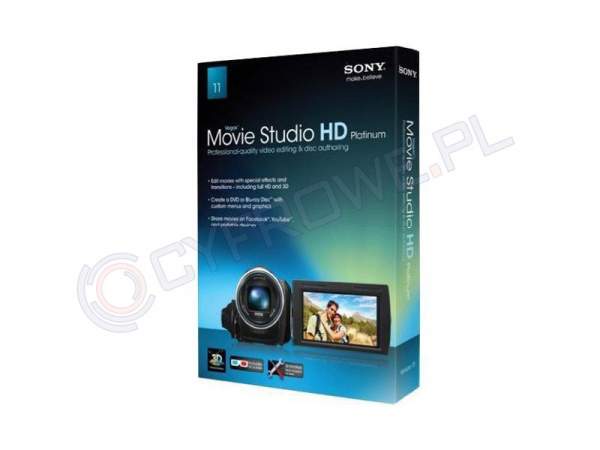 SONY VEGAS MOVIE STUDIO HD PLATINUM 11 ENGLISH - Oprogramowanie - Video ...