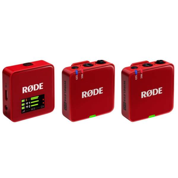 Rode Wireless GO III bezprzewodowy system audio czerwony - Audio ...
