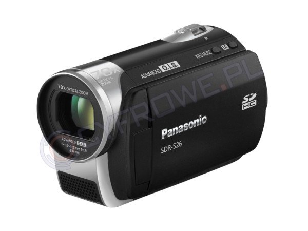 PANASONIC SDR-S26 KAMERA CYFROWA CZARNO-SREBRNA - Cyfrowe.pl
